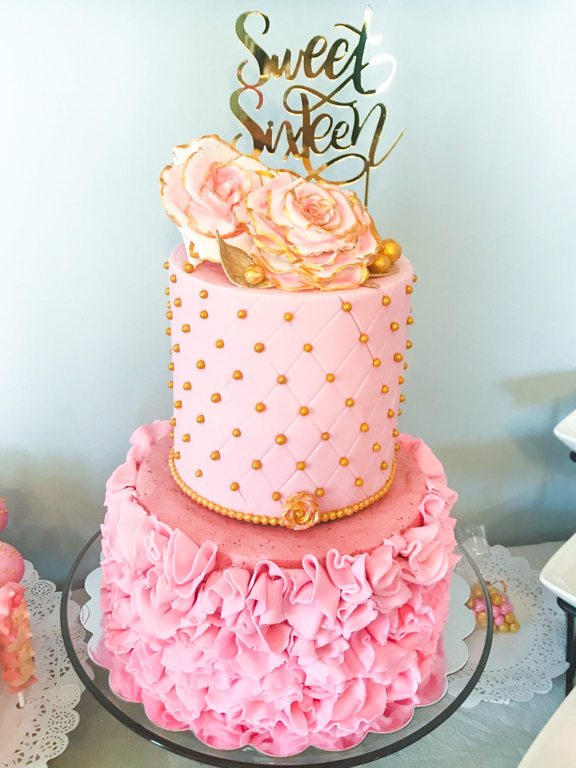 Pink Ruffle Cake – If the Oven Mitt Fits